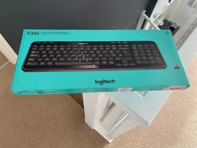 LOGITECH K360 WIRELESS Compact Keyboard for Windows (QWERTY Nordic ...