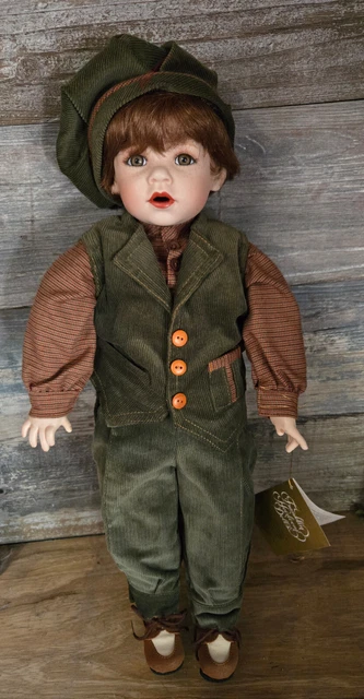 FRANKLIN MINT COCA-COLA Doll Matthew, 19" Heirloom Collector Porcelain ...