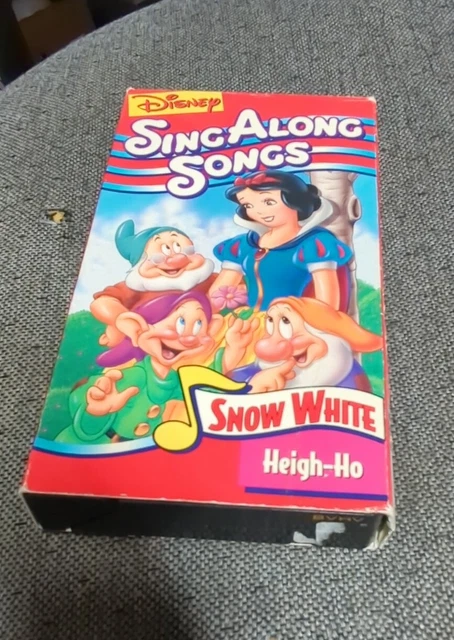 DISNEY’S SING ALONG Songs: Heigh-Ho (VHS) Snow White, Mary Poppins ...