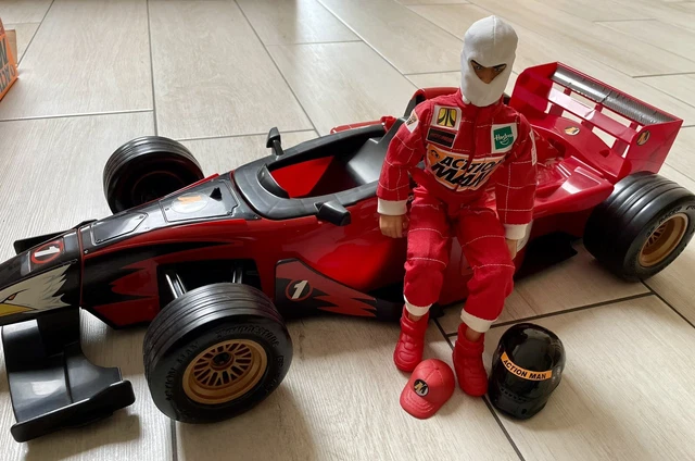 ACTION MAN MISSION Grand Prix F1 Racing Car & Race driver. Excellent ...