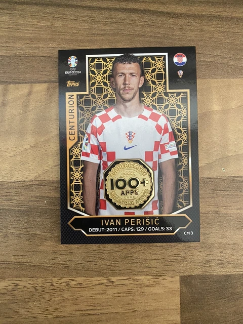 TOPPS UEFA EURO 2024 Match Attax Centurion Relic Ivan Perisic (CM 3) £ ...