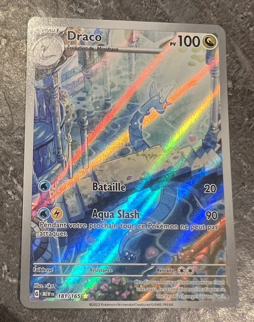 CARTE POKÉMON DRACO 181/165 AR - EV3.5 MEW 151 Secrète Neuve FR EUR 10 ...