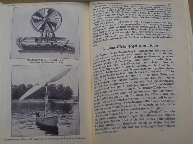 FLETTNER, ROTOR WINDKRAFT Magnus Wind Turbine (MWT) SELTEN! einwandfrei ...