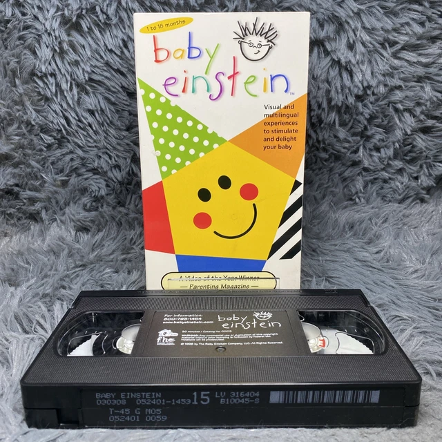 BABY EINSTEIN: LANGUAGE Nursery VHS Tape 2000 Ages 1-18 Months ...