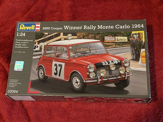 REVELL MINI COOPER Winner Rally Monte Carlo 1964 1:24 07064 EUR 54,99 ...