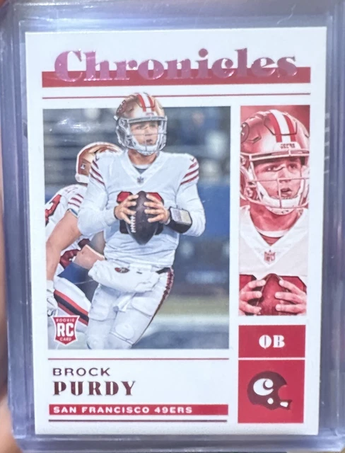 PANINI CHRONICLES 2022 BROCK PURDY Pink Parallel Rookie RC #41 SP ...