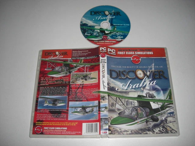 DISCOVER ARABIA PC Cd Rom Add-On Flight Simulator Sim 2004 & X FSX FAST ...