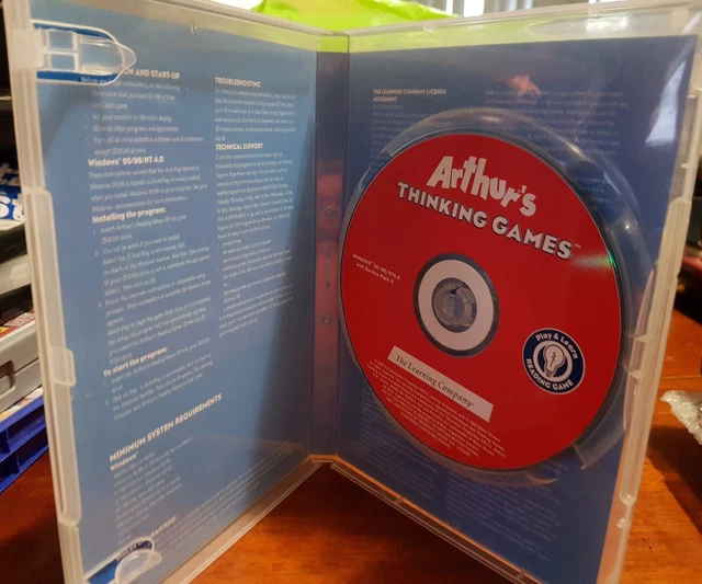 ARTHUR'S THINKING GAMES - PC GAME - FREE POST EUR 10,85 - PicClick FR