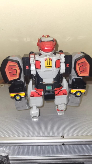 BANDAI MIGHTY MORPHIN Power Rangers rot T-Rex Zord Megazord Extrateil ...