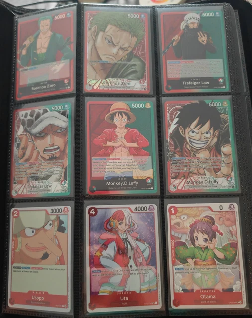 ONE PIECE TCG 01 Romance Dawn & Paramount War Master Set Englisch, Alle ...