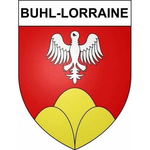 BUHL-LORRAINE 57 VILLE sticker blason écusson autocollant adhésif EUR 6,99 - PicClick FR