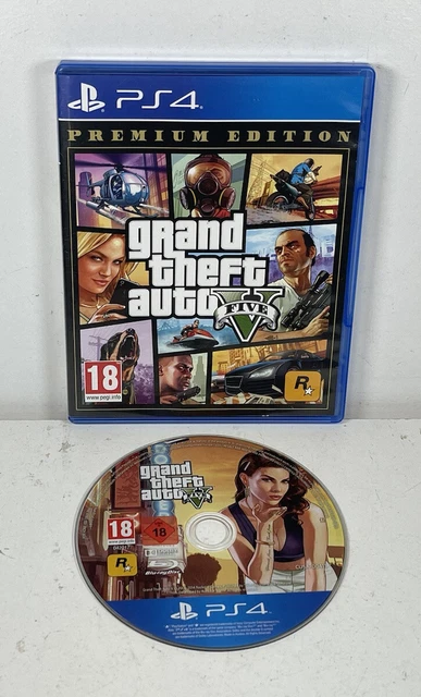 GRAND THEFT AUTO V GTA 5 Premium Edition PS4 PlayStation 4 spedizione gratuita EUR 13,97 ...