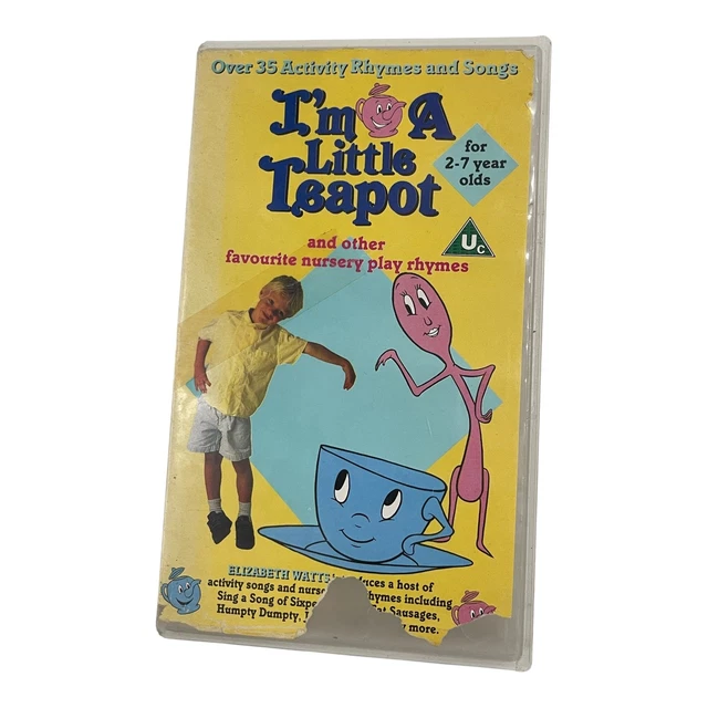 I'M A LITTLE Teapot VHS 1995 - Children's Nursery Rhymes Elizabeth ...