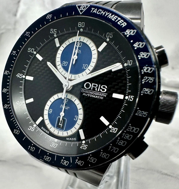 CHRONOGRAPHE AUTOMATIQUE HOMME ORIS Williams F1 7563 Valjoux 7750 avec ...