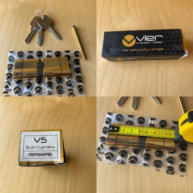 GAMMA DI SICUREZZA Vier Precision Design V5 cilindri a 5 pin/serratura ...