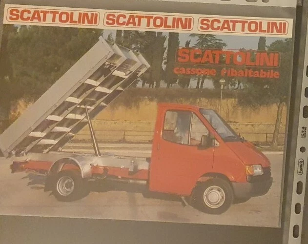 CARROZZERIA SCATTOLINI BROCHURE depliant prospekt Ford Transit ...