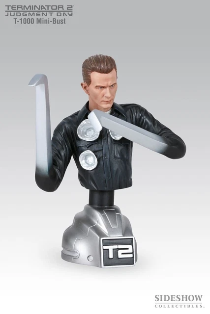 TERMINATOR 2 T-1000 Mini Bust Sideshow Collectibles JC $249.99 - PicClick
