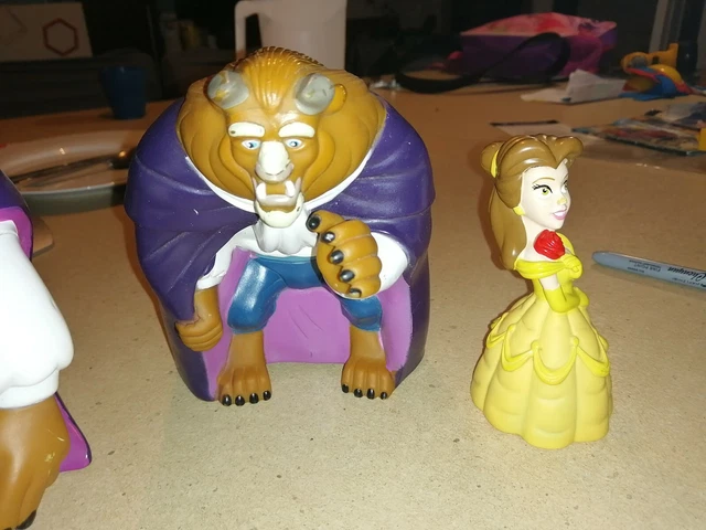 DISNEY BEAUTY AND The Beast ""The Beast"" Plastic 8" Tall Coin Piggy ...
