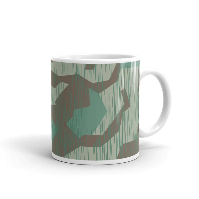WW2 GERMAN MUG for WWII Reenactor Wehrmacht Zeltbahn Splittertarn ...