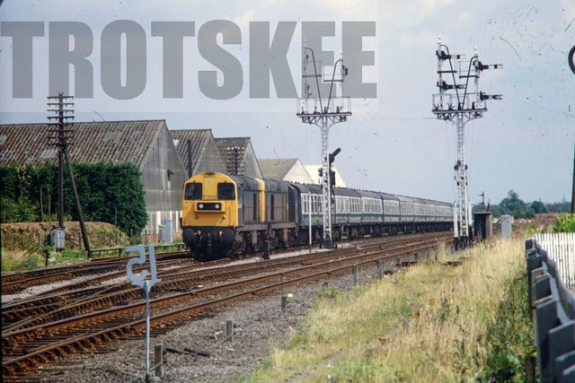 35MM SLIDE BR British Railways Diesel Loco Class 20 20188 Sleaford 1981 ...