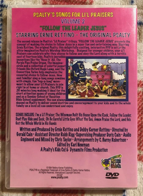 PSALTY'S SONGS FOR LI'L PRAISERS 2: Follow the Leader, Jesus | DVD, No ...