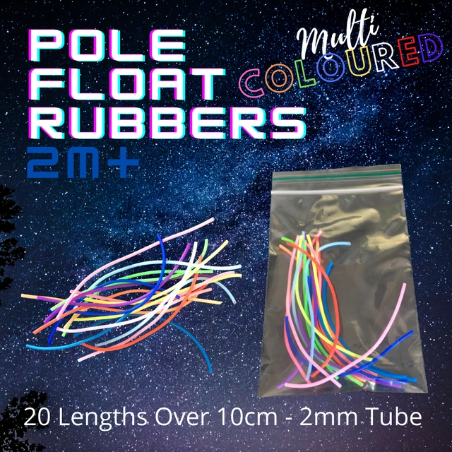 Fishing Float Stops 72-Pack Black Sliding Float Stops For Fishing – Rubber Grippa Barrel Stops ...