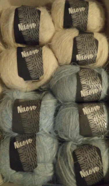 WOLLE, STRICKEN, HÄKELN, Lana Grossa, NUOVO, 9x50g versch. Farben EUR ...