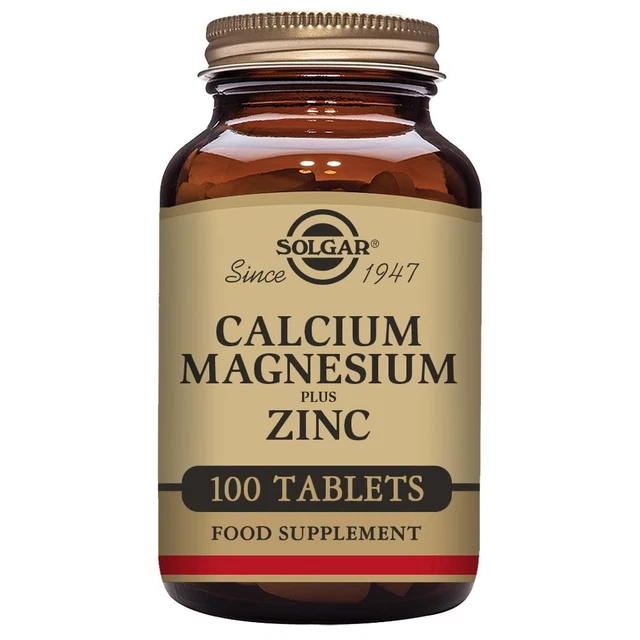 ® CALCIUM MAGNESIUM Plus Zinc Tablets Pack of 100 Healthy Bones Teeth ...