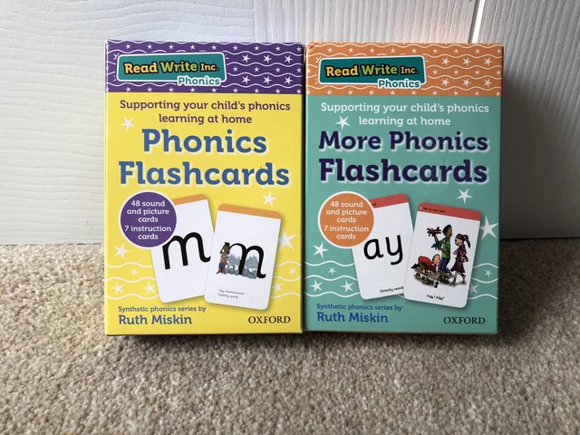 READ WRITE INC. Phonics: Phonics & More Phonics Flashcards, Miskin ...