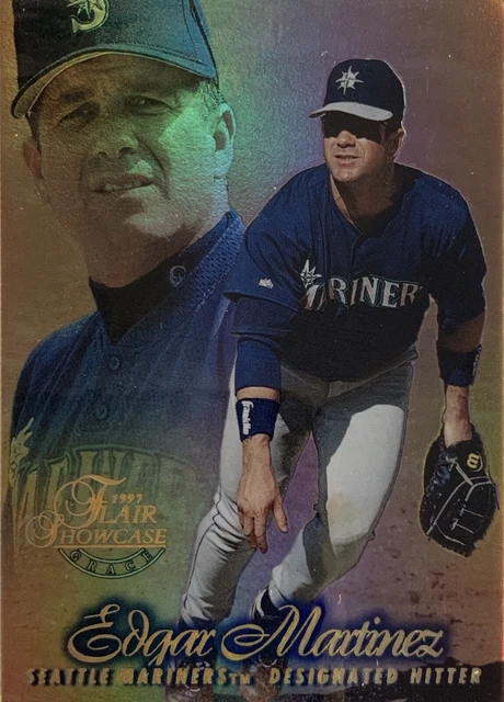 1997 FLAIR SHOWCASE Grace Edgar Martinez rangée 1 section 1 siège 137 ...