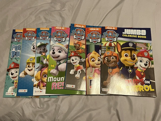 NICKELODEON NICK JR PAW PATROL JUMBO COLORING & ACTIVITY BOOKS (SET OF ...