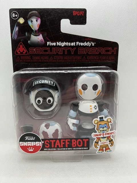 FIVE NIGHTS AT Freddys Snaps Staff Bot Figure Freddy FNAF Funko ...