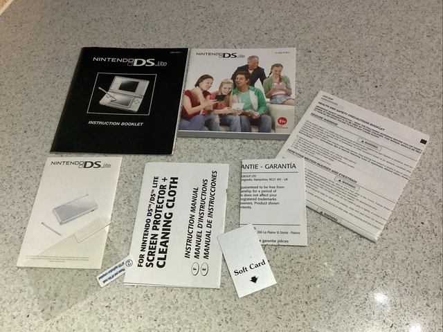 NINTENDO DS LITE Manuals and Documents from Original Console £9.03 ...