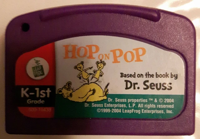 LEAP FROG LEAPPAD Replacement Cartridge - DR.SEUSS HOP ON POP [K-1ST ...