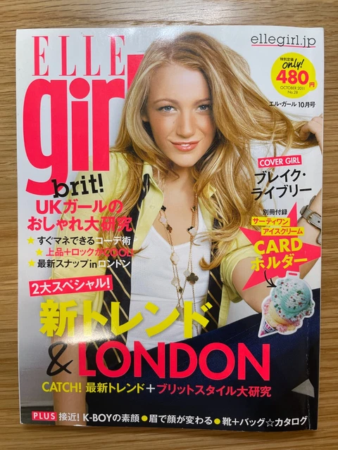 ELLE GIRL OCTOBER 2011 | Blake Lively | Justin Timberlake Japan fashion ...