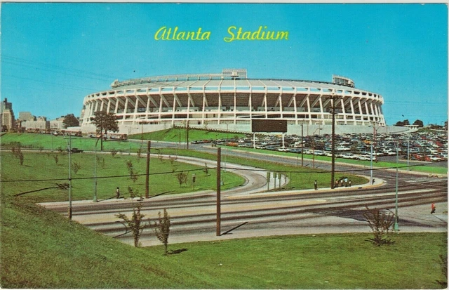 ATLANTA STADIUM, &HOME of the Braves and the Falcons" in Atlanta ...