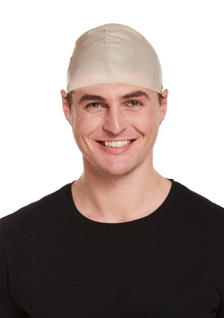 LATEX BALD CAP Novelty Funny Joke Fancy Dress Accessory Hat Item £1.17 ...
