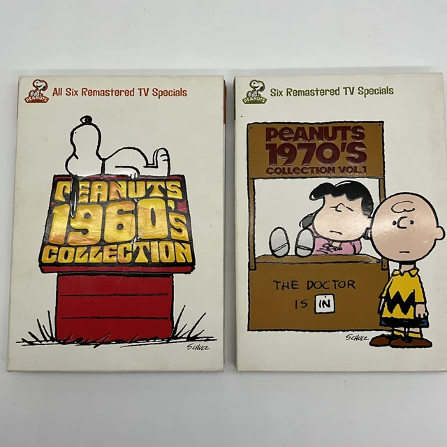 PEANUTS 1960'S & 1970's Collection Vol 1 Remastered TV Specials 2 Sets ...
