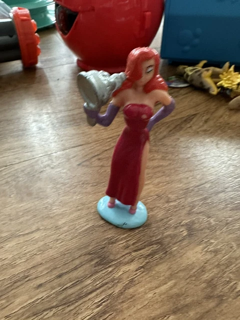 1987 JESSICA RABBIT Frying Pan Disney Figure WHO FRAMED ROGER RABBIT ...