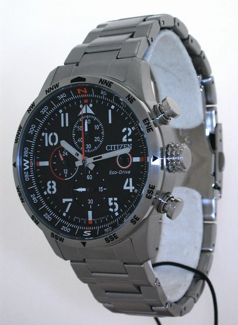 CITIZEN ECO-DRIVE SOLAR Watch 43 MM Sports Chronograph - 10 BAR Wr ...