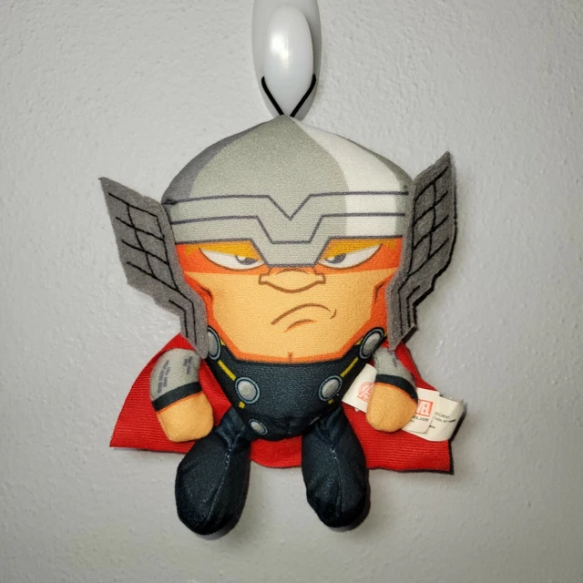 MARVEL AVENGERS ASSEMBLE Thor 10" Big Head Plush Doll Figure Stuffed ...