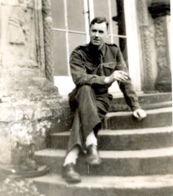 WW2 WORLD WAR Two military photograph original soldier portrait British ...