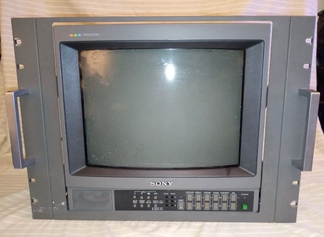 SONY TRINITRON PVM-1341 13" Professional Analog Composite S-Video RGB ...