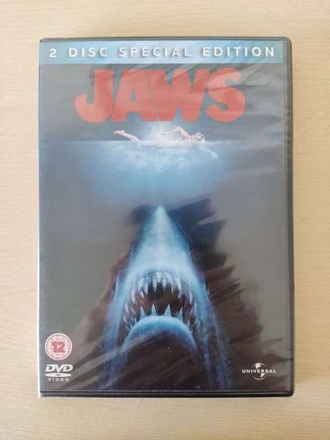 JAWS (1975) STEVEN Spielberg 2 Disc Special Edition UK PAL Region 2 DVD ...