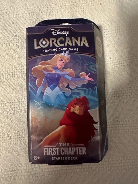 DISNEY LORCANA THE First Chapter Starter Deck Sapphire & Steel - New ...