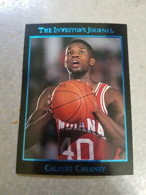 JOURNAL DES INVESTISSEURS Calbert Cheaney État de l'Indiana 1993 BLEU ...