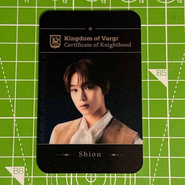 OFFICIAL ENHYPEN SUNOO Dark Moon Kingdom of Vargr Shion ID Kpop ...