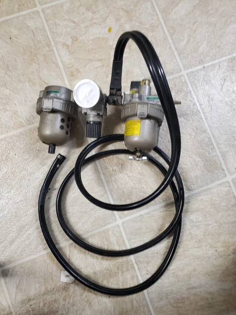 CKD AIR COMPRESSOR Filter Regulator Lubricator MPa 1144-2C-EY 3500-2C ...