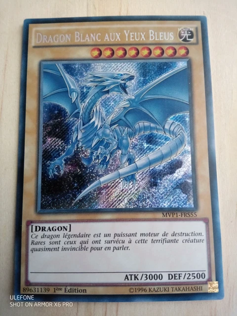 CARTE YU-GI-OH! DRAGON Blanc Aux Yeux Bleus Mvp1-Frs55 Secrete Neuf/Mint EUR 6,99 - PicClick FR