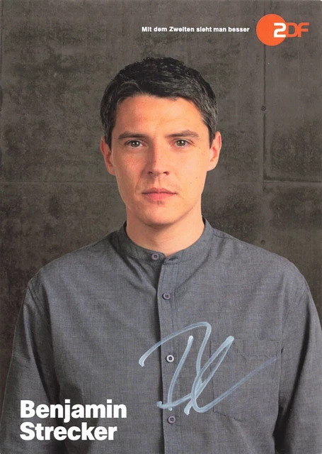 BENJAMIN STRECKER, ORIGINALAUTOGRAMM, alte Autogrammkarte, u.a. "SOKO Stuttgart" EUR 2,99 ...